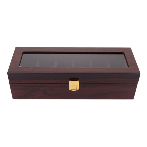 Deluxe Jarrah Watch Box – THE BARBERHOOD